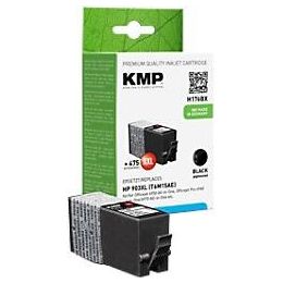 KMP Kompatibel HP 903XL Tintenpatrone T6M15AE Schwarz