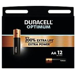 Duracell Batterien Optimum AA 12 Stück