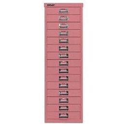 Bisley Schubladenschrank 15 Schübe Pink 279 x 380 x 860 mm