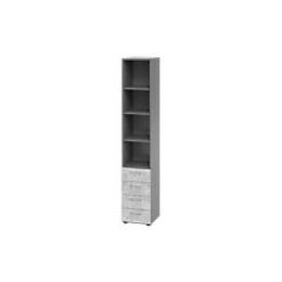 Hammerbacher Schrank V964S4/G/M/BS Graphit, Beton 40 x 42 x 215,4 cm