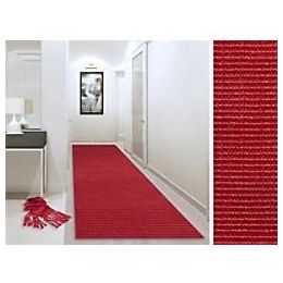 Sisal-Teppich Floordirekt STEP Sylt Rot Sisal 660 x 1000 mm