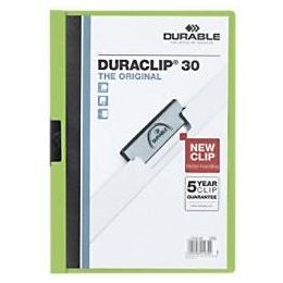 Durable Klemmmappe DURACLIP® DIN A4 Grün