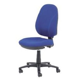 Realspace Jura Bürostuhl mit Optionale Armlehne und verstellbarem Sitz Basic Tilt Stoff Blau 110 kg Jura 635 x 495 mm x 930-1.060 mm