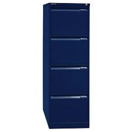 Bisley Aktenschrank A4BS4E 4 Schübe Oxfordblau 413 x 622 x 1.321 mm