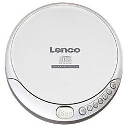 Lenco Tragbarer CD-Player CD-201 Silber