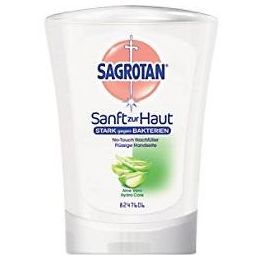 SAGROTAN No Touch Flüssigseife Nachfüllung Flüssig Aloe Vera Weiß 881834 250 ml