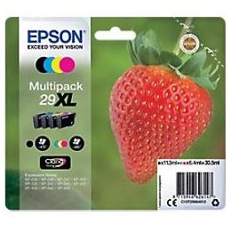 Epson 29XL Original Tintenpatrone C13T29964012 Schwarz, Cyan, Magenta, Gelb Multipack 4 Stück