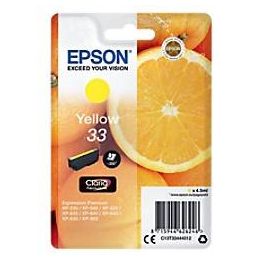 Epson 33 Original Tintenpatrone C13T33444012 Gelb