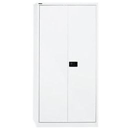 Bisley Flügeltürenschrank Universal Verkehrsweiß 914 x 400 x 1.950 mm