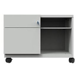 Bisley Rollcontainer Caddy Schublade links Hellgrau 800 x 490 x 563 mm