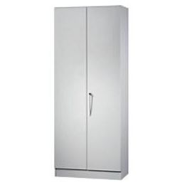 Hammerbacher Future Schrank Melaminharzbeschichtete Spanplatte 4 Fachböden abschließbar 800 x 420 x 2.004 mm Grau