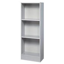 Hammerbacher Future Melaminharzbeschichtete Spanplatte Regal 2 Fachböden 406 x 400 x 1.270 mm Grau