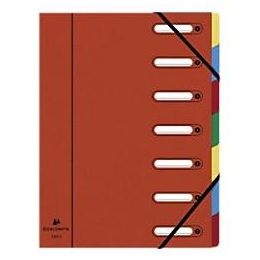 Exacompta Ordnungsmappe Harmonika Rot DIN A4 24 x 32 cm 250 g/m2