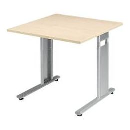 geramöbel Geramoebel Schreibtisch Speed Office Ahorn-Nb. 800 x 800 x 820 x 68 - 82 mm