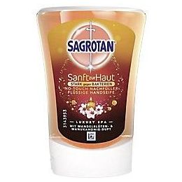 SAGROTAN No-Touch Seife Nachfüllpackung Flüssig Mandelblüte und Manuka Honig 250 ml