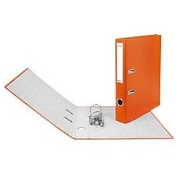 Biella Ordner DIN A4 40 mm Orange 2 Ringe 10341435U Pappkarton, PP (Polypropylen)