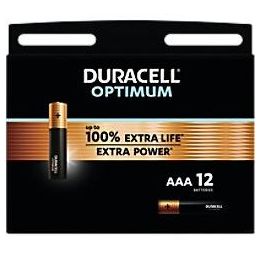 Duracell Batterien Optimum AAA 12 Stück