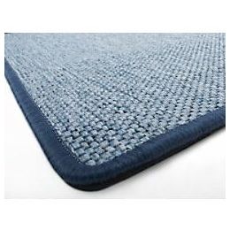 Wohnteppich Floordirekt STEP Sabang Blau Polypropylen, PET, Baumwolle 660 x 1500 mm