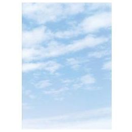 Sigel Designpapier Wolken DIN A4 90 g/m2 Weiß, Hellblau 100 Blatt