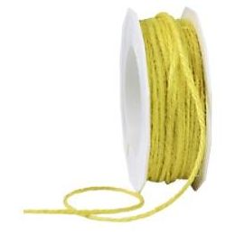 PRÄSENT PRAESENT Kordel Jute 4360225-615 Hellgelb 2 mm x 25 m 2 Stück