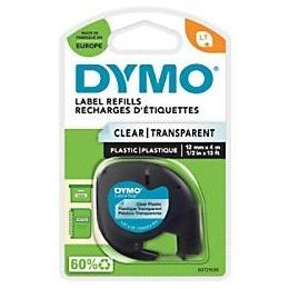 Dymo LT Etikettenband S0721530 Schwarz, Transparent