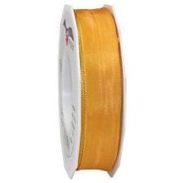 PRÄSENT PRAESENT Seidenband 4642525-534 Indischgelb 25 mm x 25 m 2 Stück