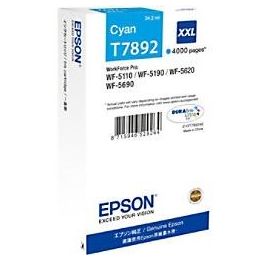 Epson T7892 Original Tintenpatrone C13T789240 Cyan