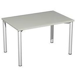 Speed Office Schreibtisch Rechteckig Hellgrau 1.200 (B) x 800 (T) x 720 (H) mm MFC (Melaminbeschichtete Spanplatte)