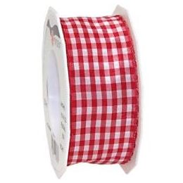 PRÄSENT PRAESENT Motivband 6194020-609 Rot, Weiß 40 mm x 20 m 2 Stück