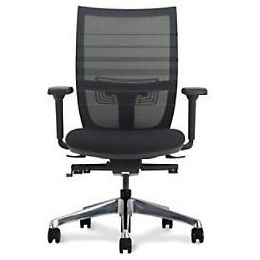 euroseats Bürostuhl Netz Schwarz 490 x 1150 mm