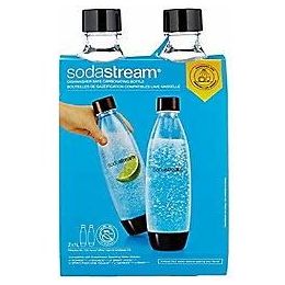SodaStream Karbonator-Flasche Tritan 1 L Schwarz, Transparent