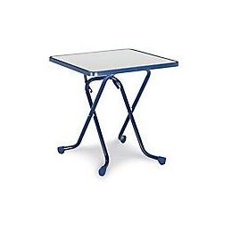 Best Freizeitmöbel Best Freizeitmoebel Tisch 26527020 Stahl Blau 670 x 670 x 730 mm