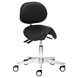 mayer Sitzmöbel mayer sitzmöbel 1247 Drehhocker Stoff Schwarz 555 x 580 x 850 mm