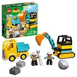 Lego Duplo Bau LKW & Kettenbagger Kleinkind Gebäude Spielzeug 10931 Bauset Ab 2 Jahre