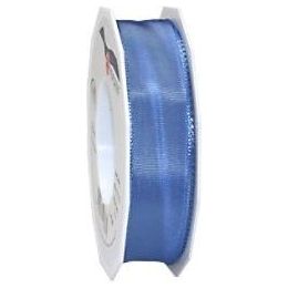 PRÄSENT PRAESENT Seidenband 4642525-214 Himmelblau 25 mm x 25 m 2 Stück