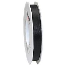 PRÄSENT PRAESENT Taftband 6051550-613 Schwarz 15 mm x 50 m 2 Stück