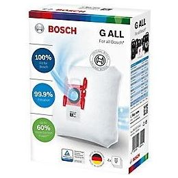 Bosch Staubsaugerbeutel 2681038342 für alle aktuellen Serien (außer BSG8, BSN1) 4 Stück