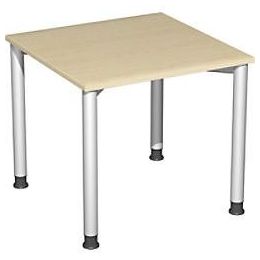 Speed Office Schreibtisch Rechteckig Ahorn 800 (B) x 800 (T) x 800 (H) mm MFC (Melaminbeschichtete Spanplatte)