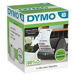 Dymo LabelWriter Adressetiketten Authentisch 2166659 2166659 Selbstklebend Schwarz auf Weiß 102 x 210 mm 1 Rollen à 140 Blatt