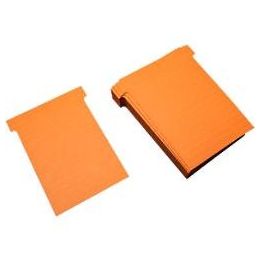 Ultradex T-Karten Breit Rotorange 9,2 x 12 cm 100 Stück