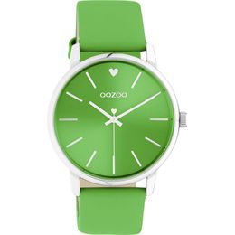 Quarzuhr Oozoo "C10988" Armbanduhren grün Damen Quarzuhren