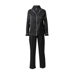 Bluebella Pyjama 'Claudia' Damen Gr&ouml;&szlig;e M creme / schwarz Winterkleid