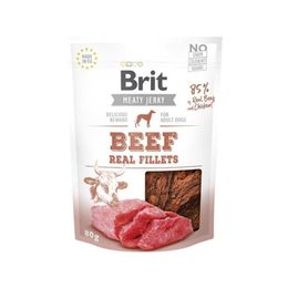 Brit Jerky Beef Fillets 80g