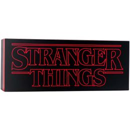 Paladone - Stranger Things Leuchte Logo schwarz/rot, usb- oder batteriebetrieben, in Geschenkverpackung.