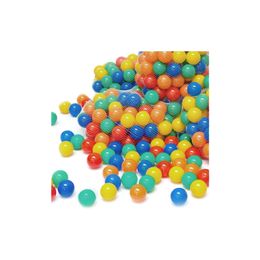LittleTom 1000 bunte Bälle für Bällebad 7cm Babybälle Plastikbälle Baby Spielbälle