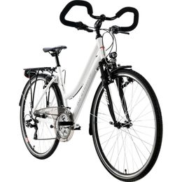 KS-Cycling KS Cycling Trekkingrad Damen 28“ Canterbury 21 Gang weiß Multipositionslenker