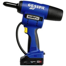 Gesipa AccuBird Pro CAS 1679661 Akku-Blindnietpistole 18 V 2 Ah Li-Ion inkl. Akku, inkl. Ladegerät