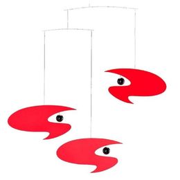 Flensted Mobiles Skulptur Mobile Stella Nova Rot