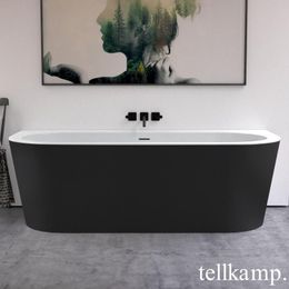 Tellkamp Solitär Wall Vorwand-Whirlwanne mit Verkleidung, W100-277-S0-A/WMWMEB,