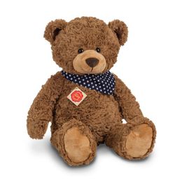 HERMANN TEDDY ORIGINAL Hermann Teddy - Kuscheltier TEDDYBÄR MIT BLAUEM HALSTUCH (48cm) in braun